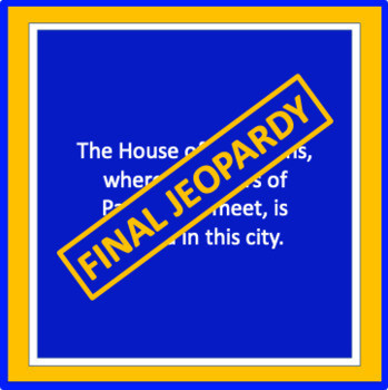 Canada Jeopardy