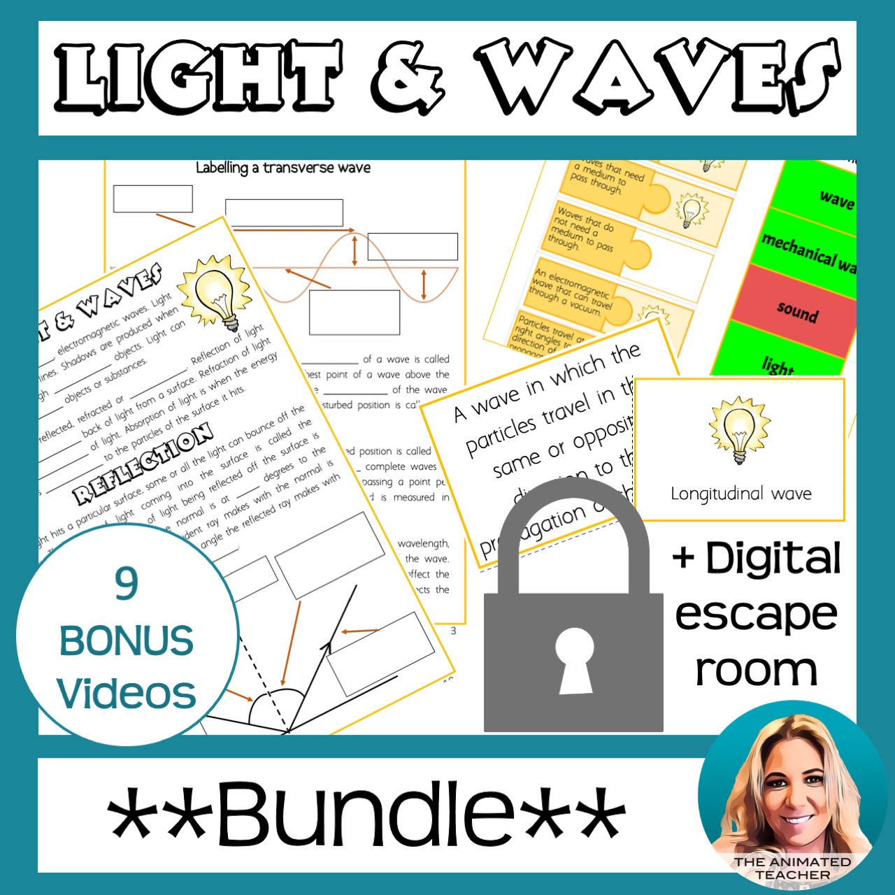 Light and Waves Teacher Resources Bundle