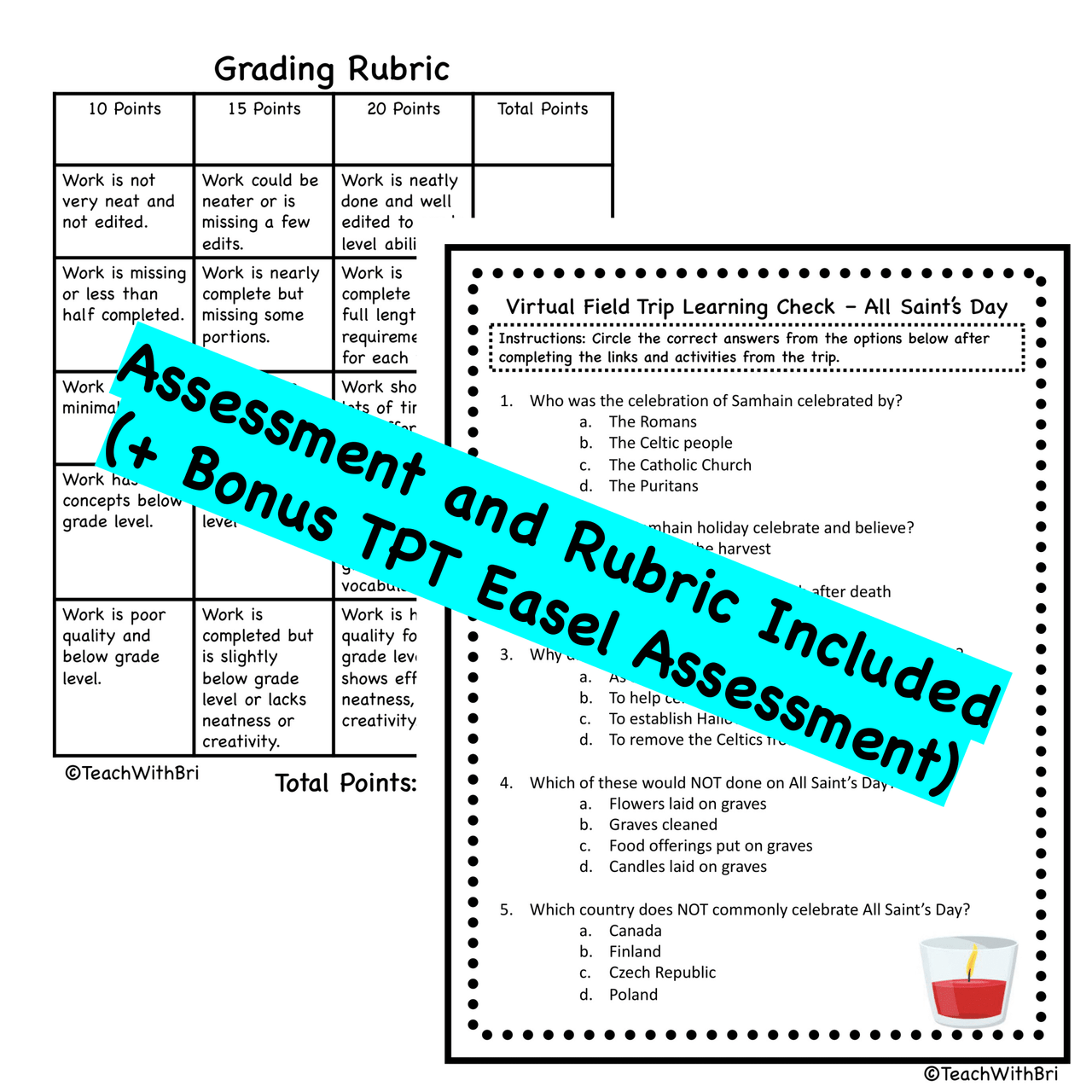 All Saint's Day Virtual Field Trip