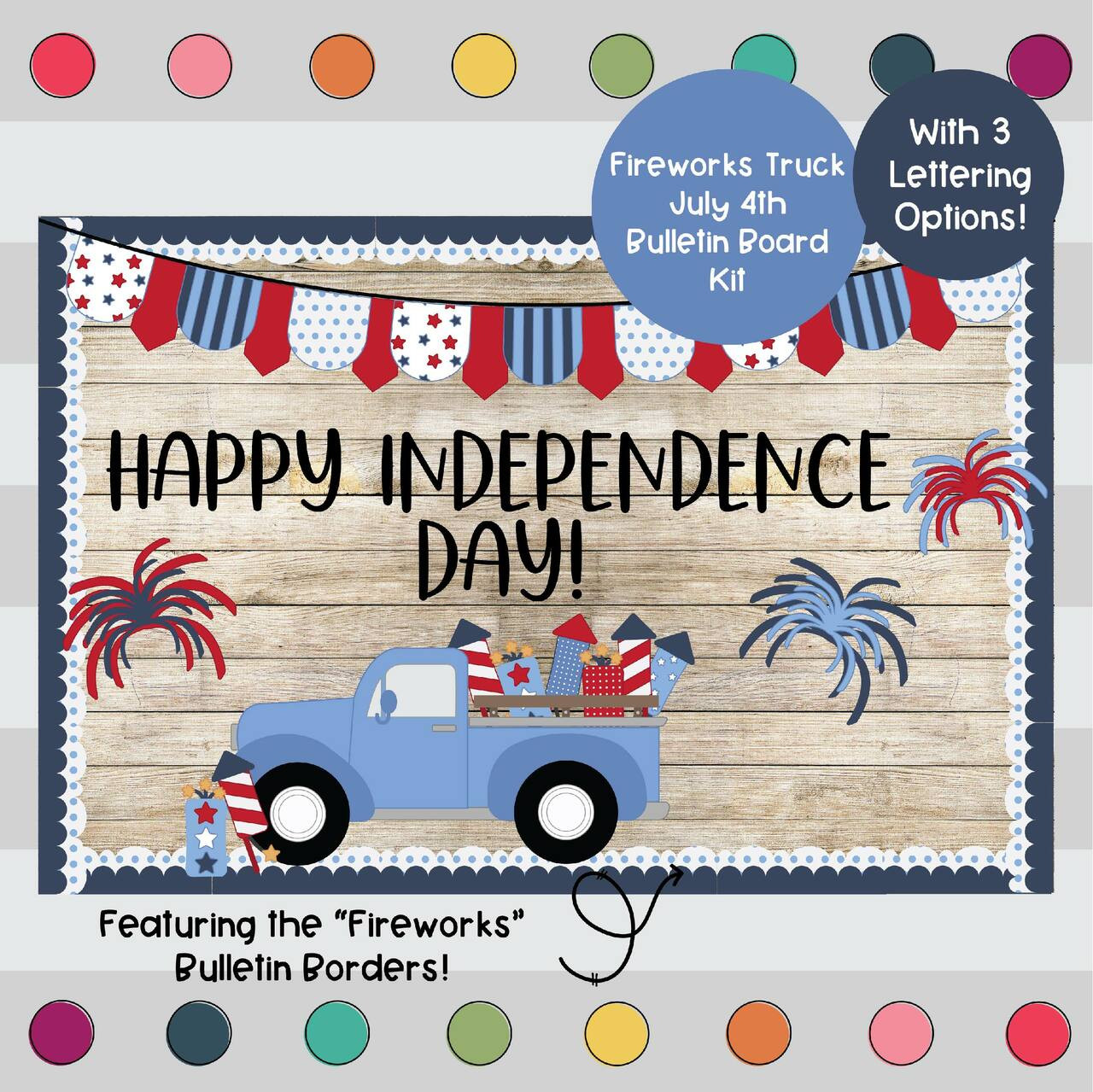 BUNDLE of Summer Themed Bulletin Board Kits