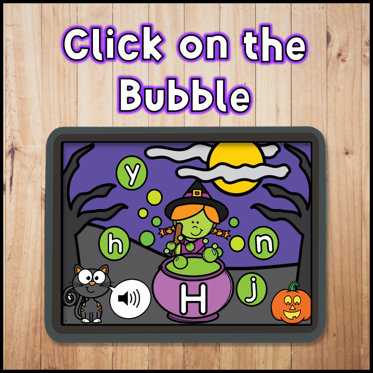 Halloween Uppercase and Lowercase Letters | Witch’s Brew Boom Cards ...