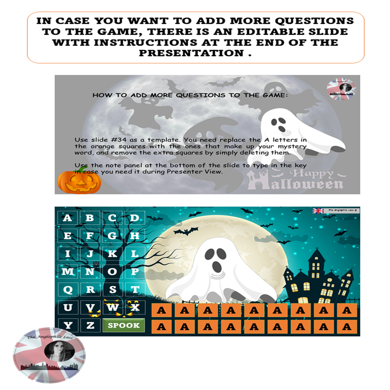 Halloween Ghost | Vocabulary Game | - Amped Up Learning