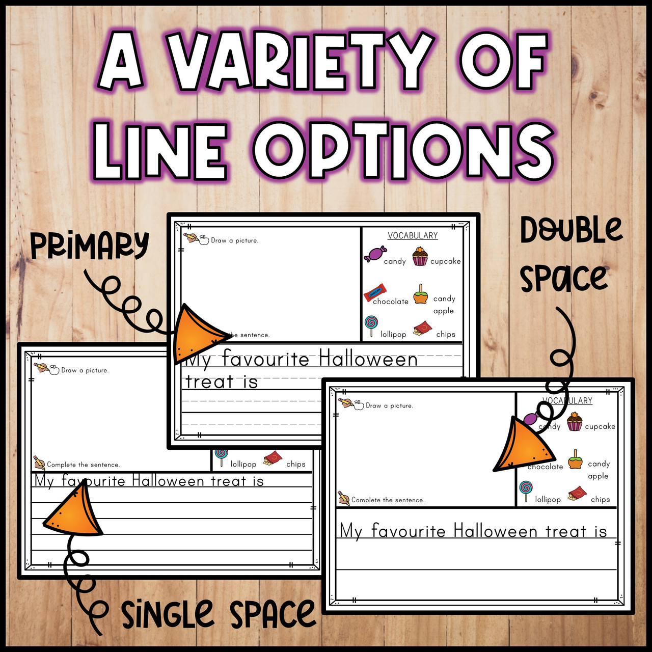 Halloween Writing Prompt FREEBIE | French Version Included!