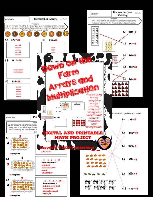 Fall Fun Math and Writing Bundle - Amped Up Learning