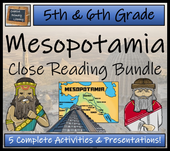 Ancient Mesopotamia Close Reading Comprehension Bundle | 5th Grade ...