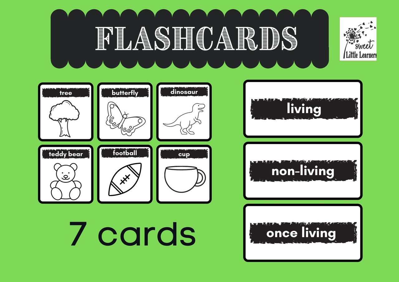 LIVING- NON- LIVING CARDS and SORT - Amped Up Learning