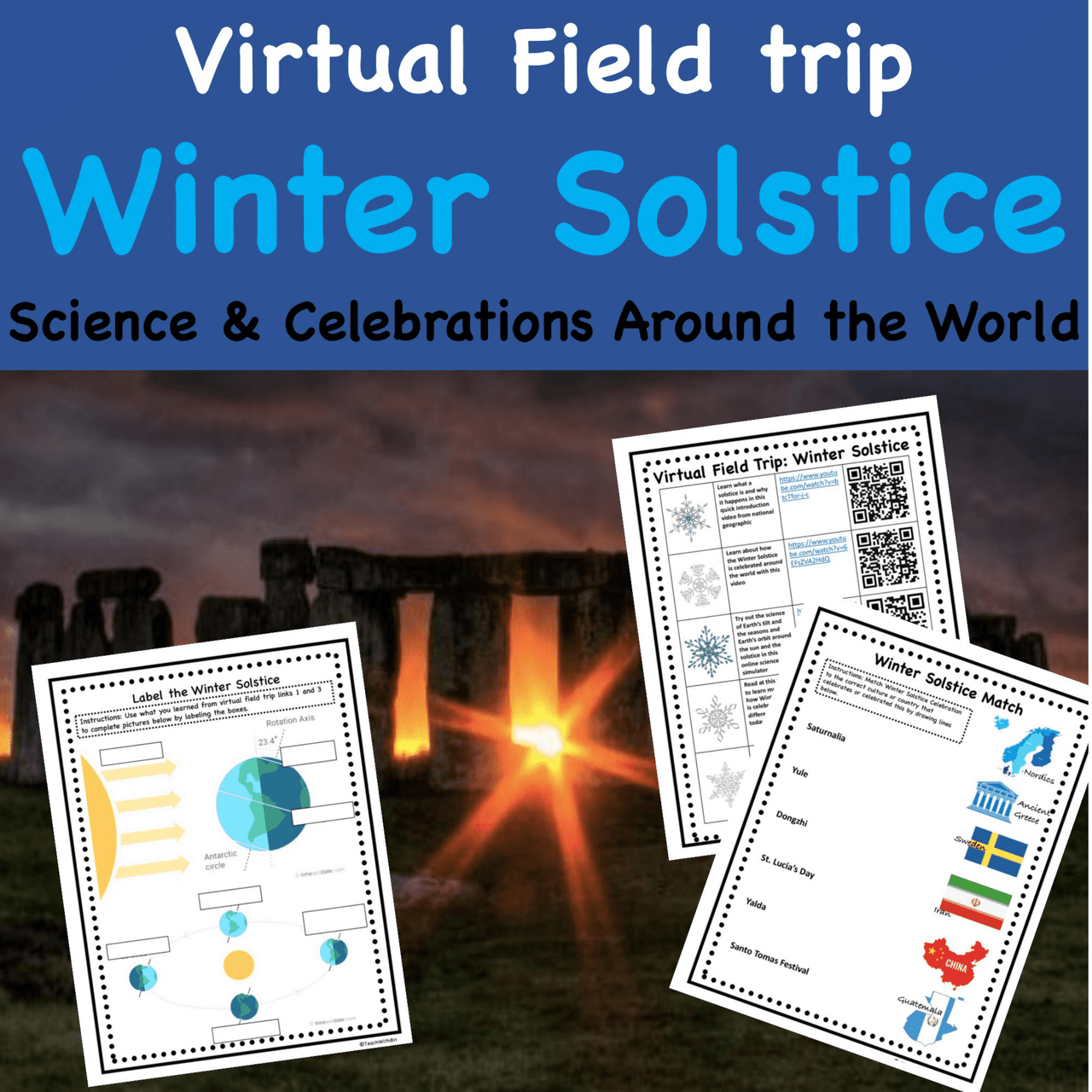 Holiday Fun Virtual Field Trips Discount Bundle