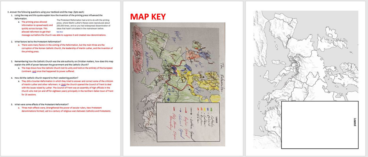 The Reformation Mapping Activity - Amped Up Learning