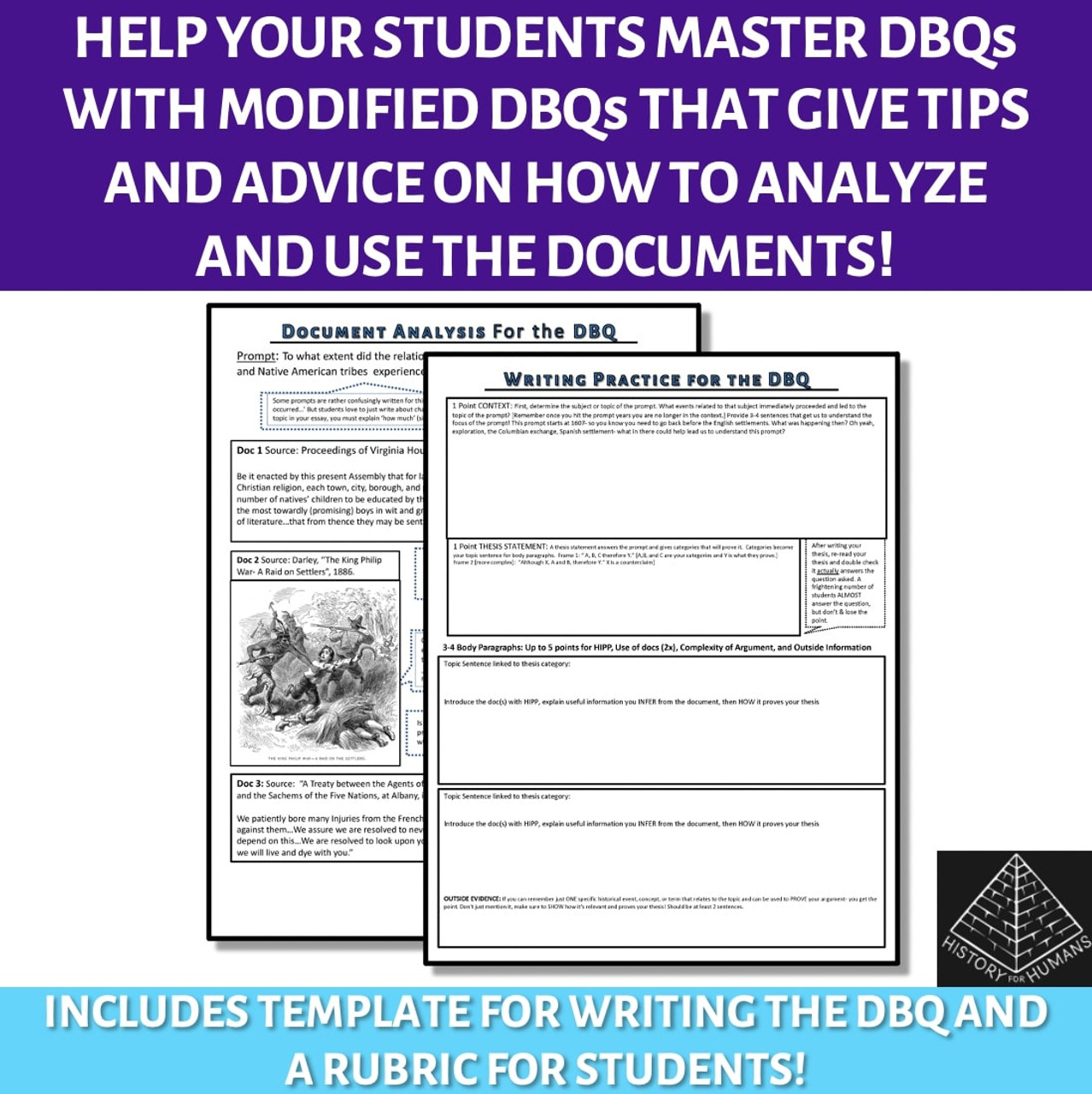 AP US History Period 2 Workbook | Skill Building for DBQ, SAQ, MCQ ...