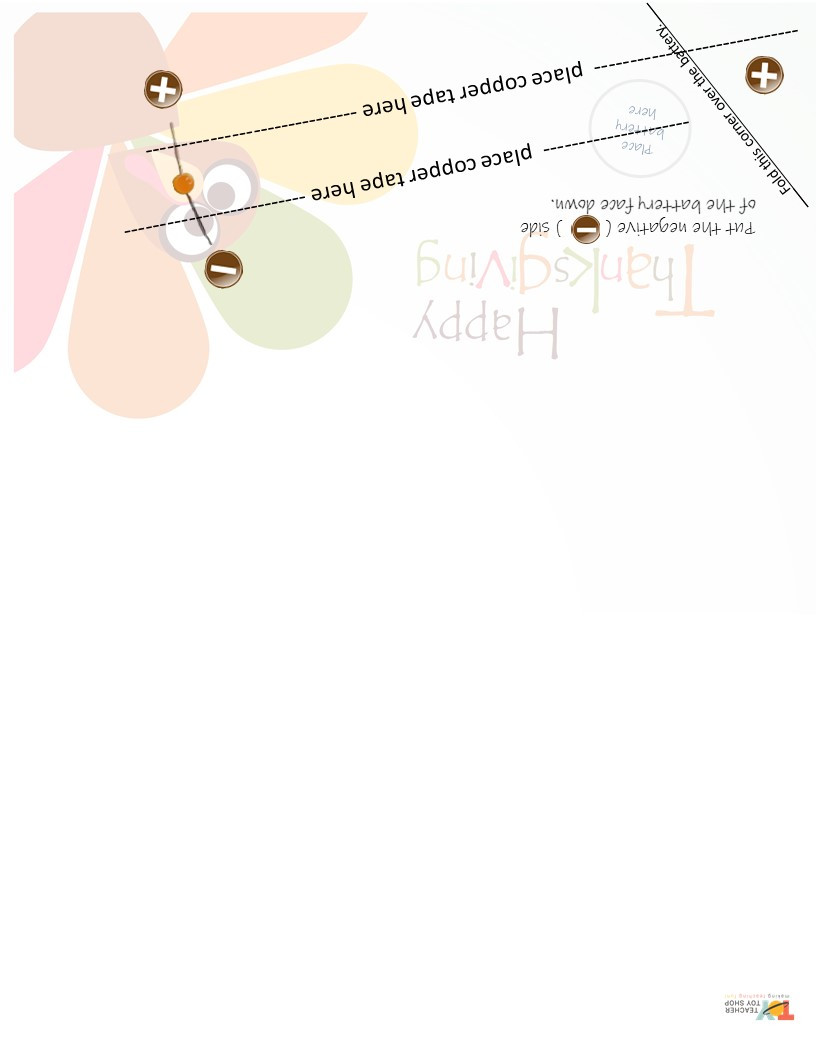 Thanksgiving STEM Electricity Paper Circuit Cards Activity | Circuits ...