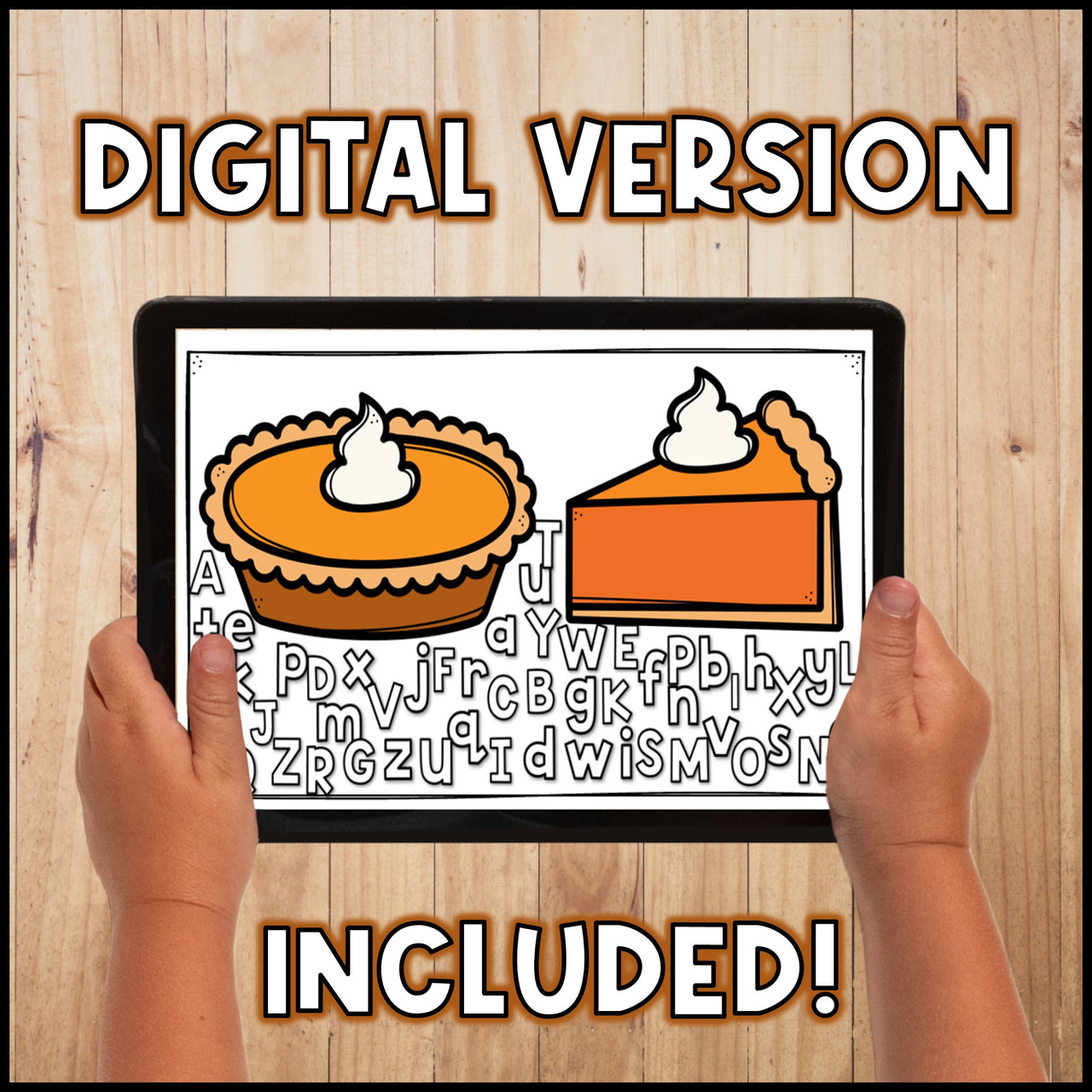 Pumpkin Pie Letter Sorting | Uppercase and Lowercase Letter Sorting ...