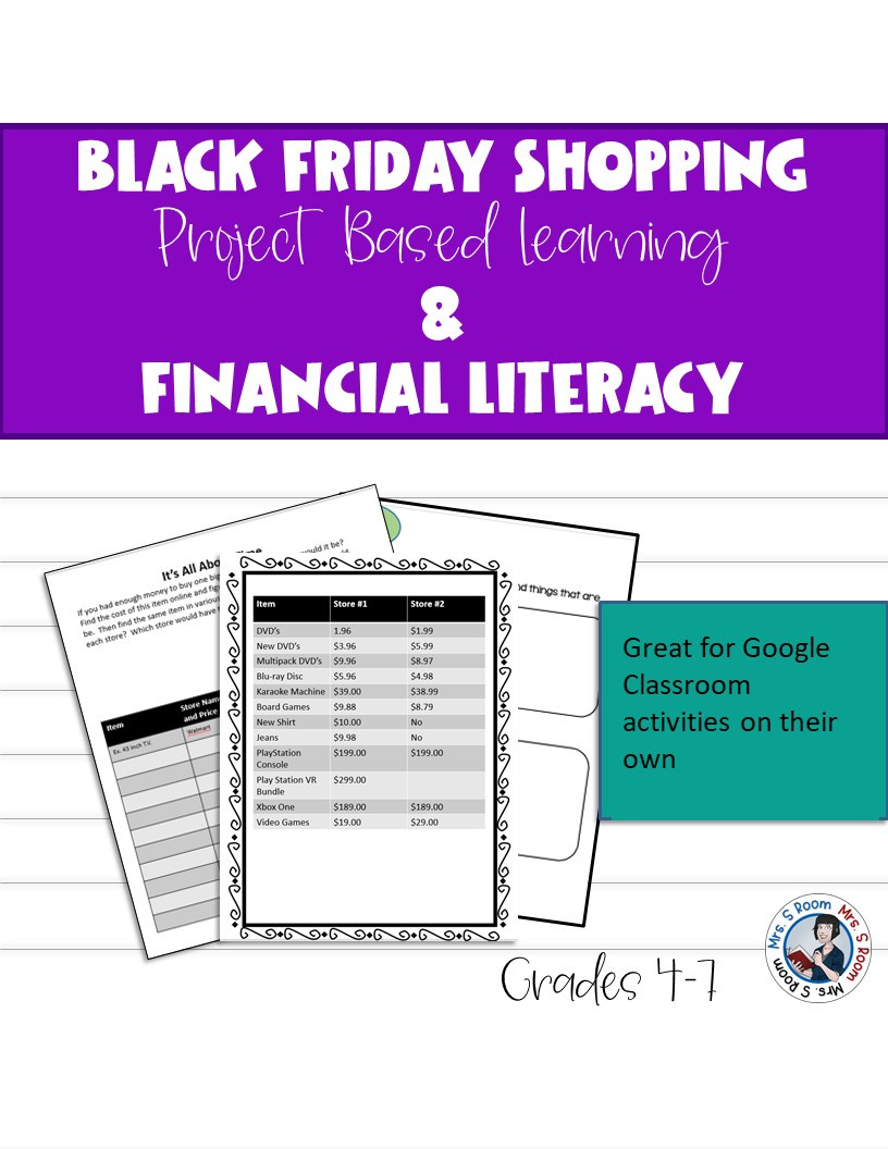 Financial Literacy: Black Friday Math Activity