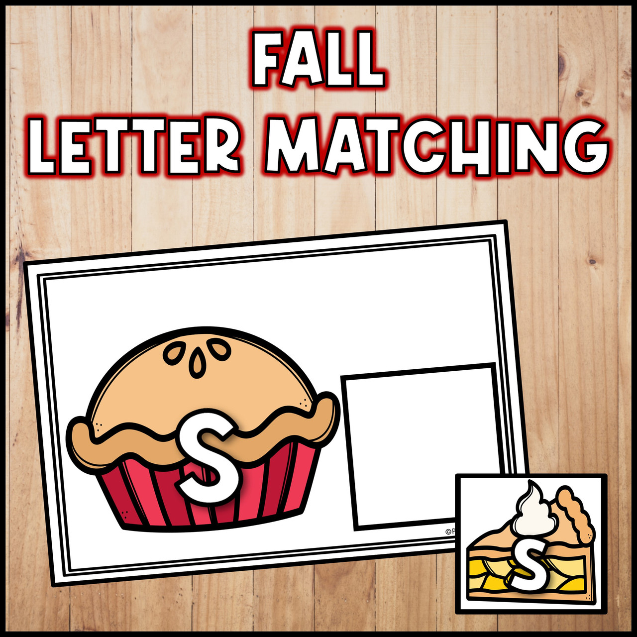Fall Alphabet FREEBIE | Letter Matching Activity - Amped Up Learning
