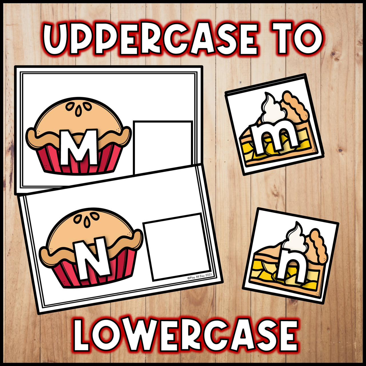 Fall Alphabet FREEBIE | Letter Matching Activity - Amped Up Learning