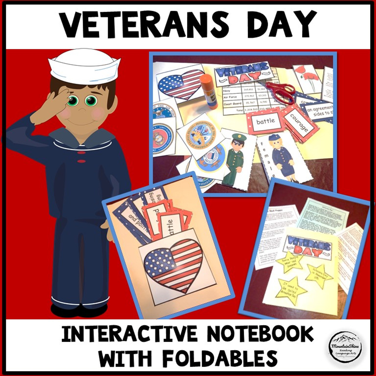 Veterans Day Activity - Interactive Notebook