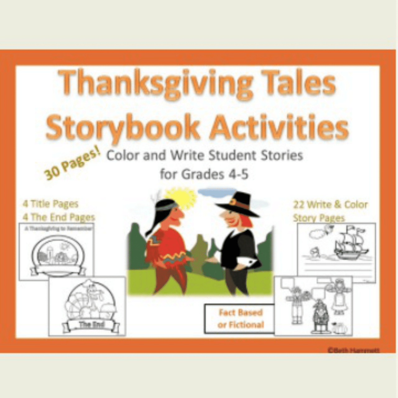 Grades 3-5 Thanksgiving Bundle