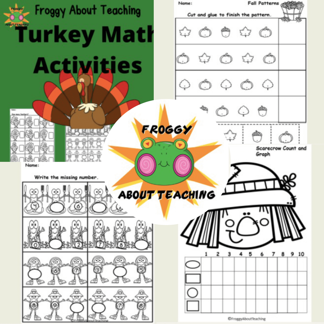 K - 2 Thanksgiving Bundle - Amped Up Learning