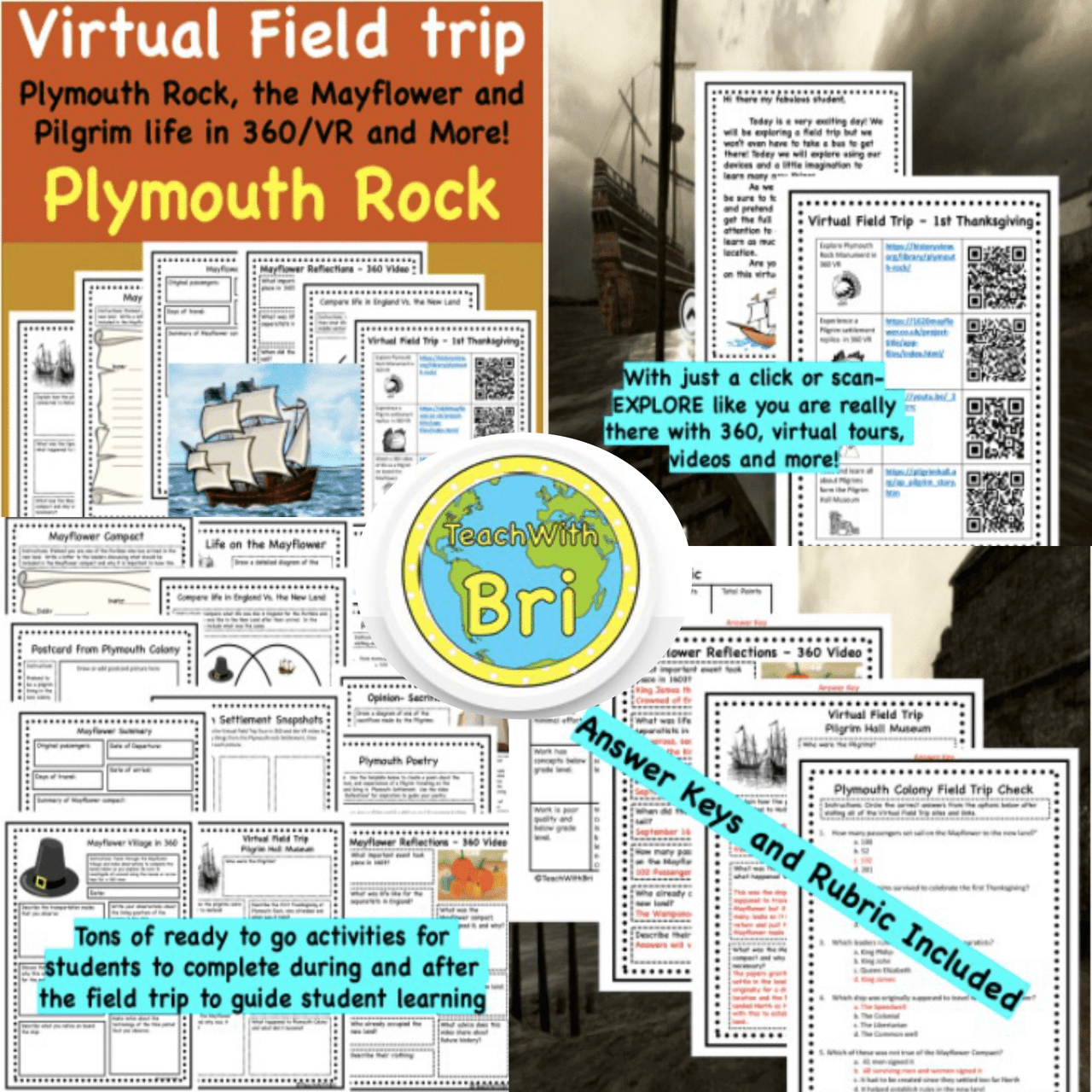 Middle and High School Thanksgiving Bundle