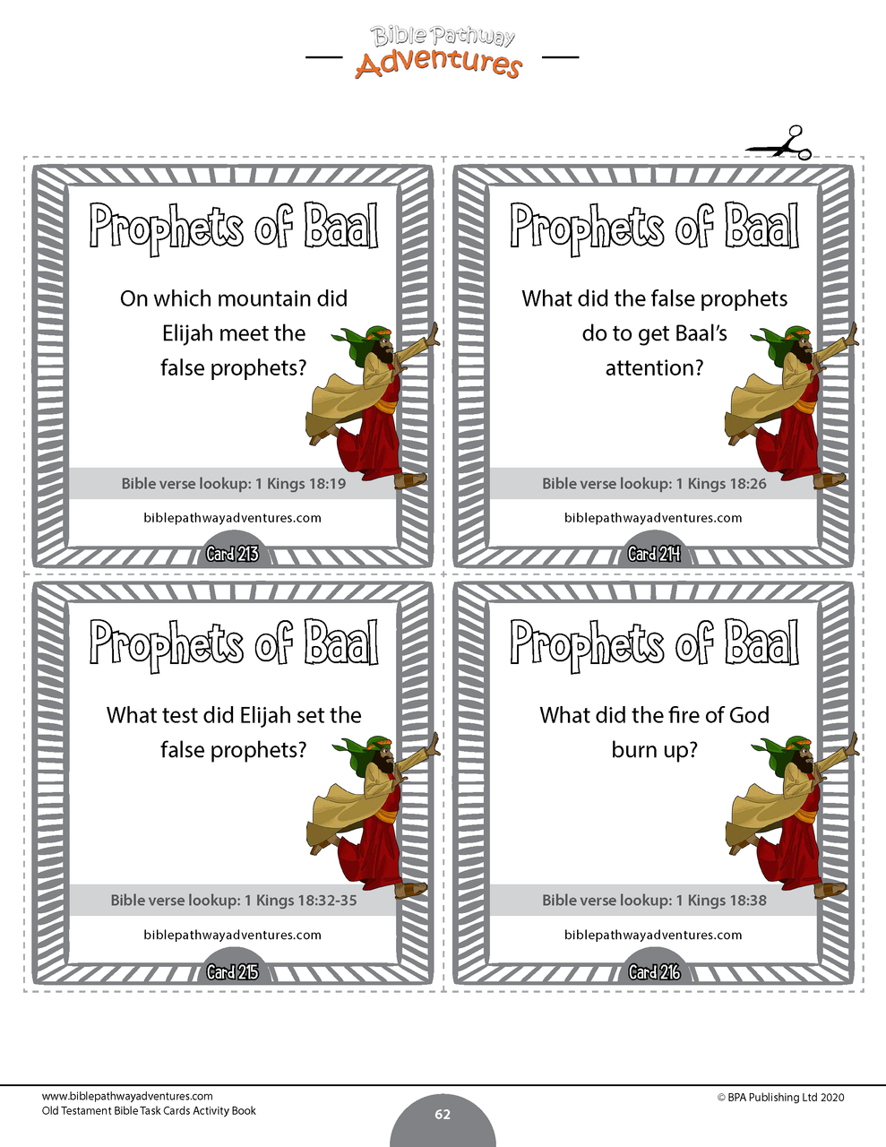 Bible Task Cards: Old Testament - Amped Up Learning