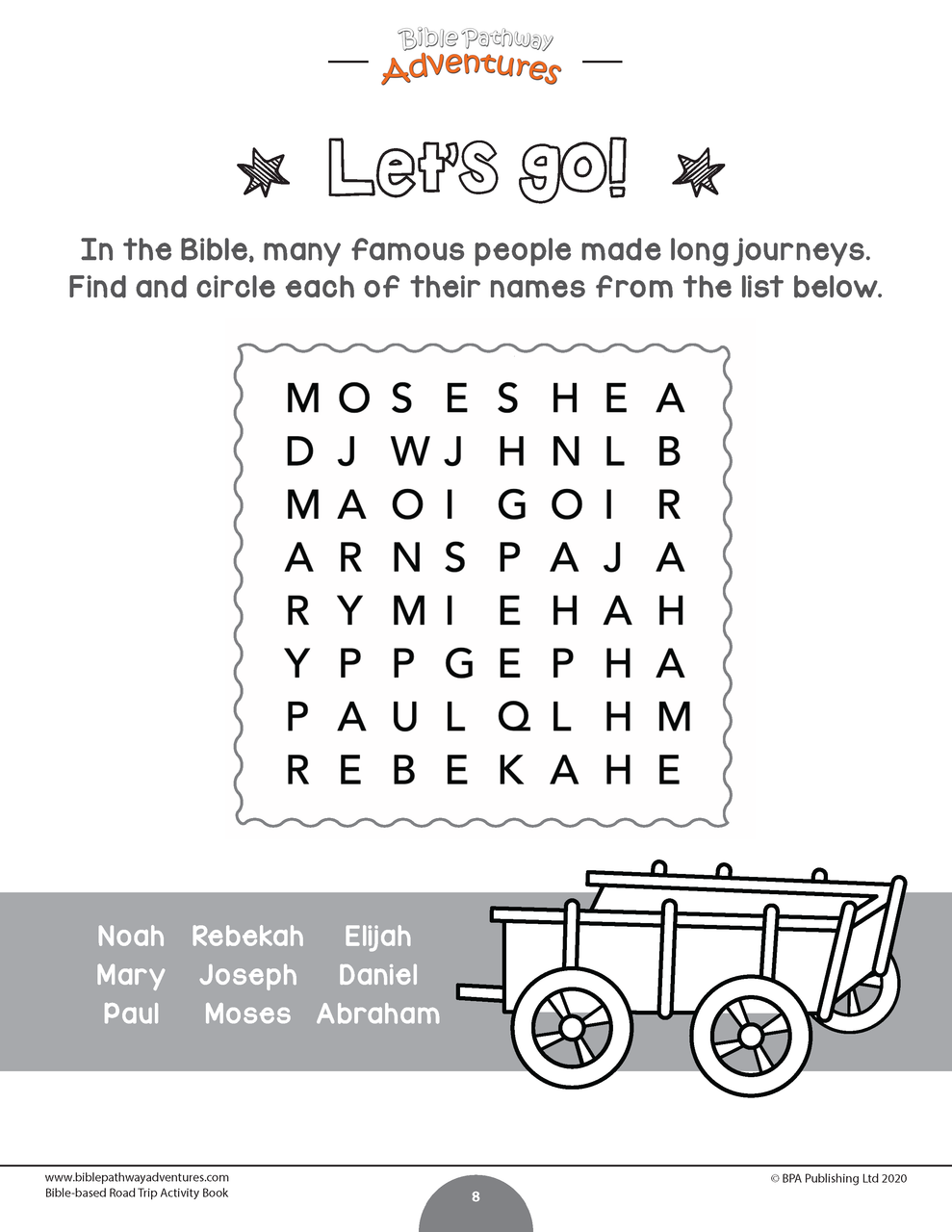Road Trip Activity Book (Bible-based) - Amped Up Learning