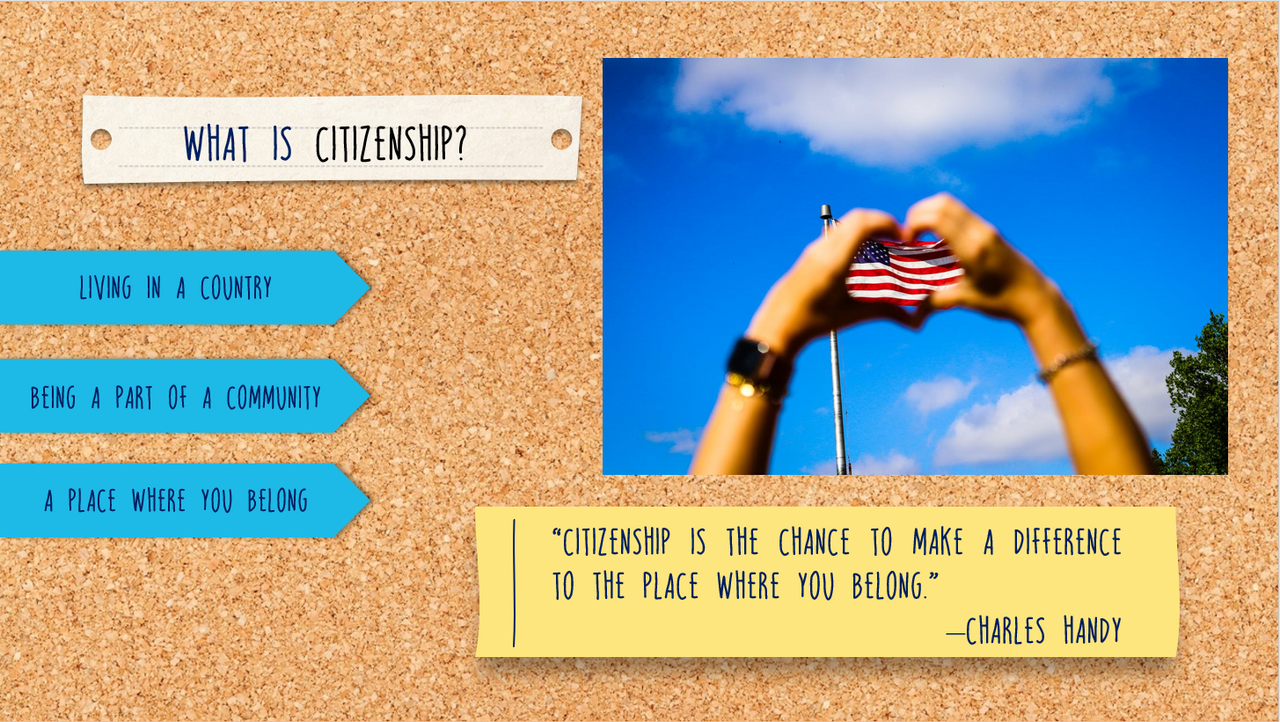 Character Education mini lesson- "Citizenship" - Amped Up Learning