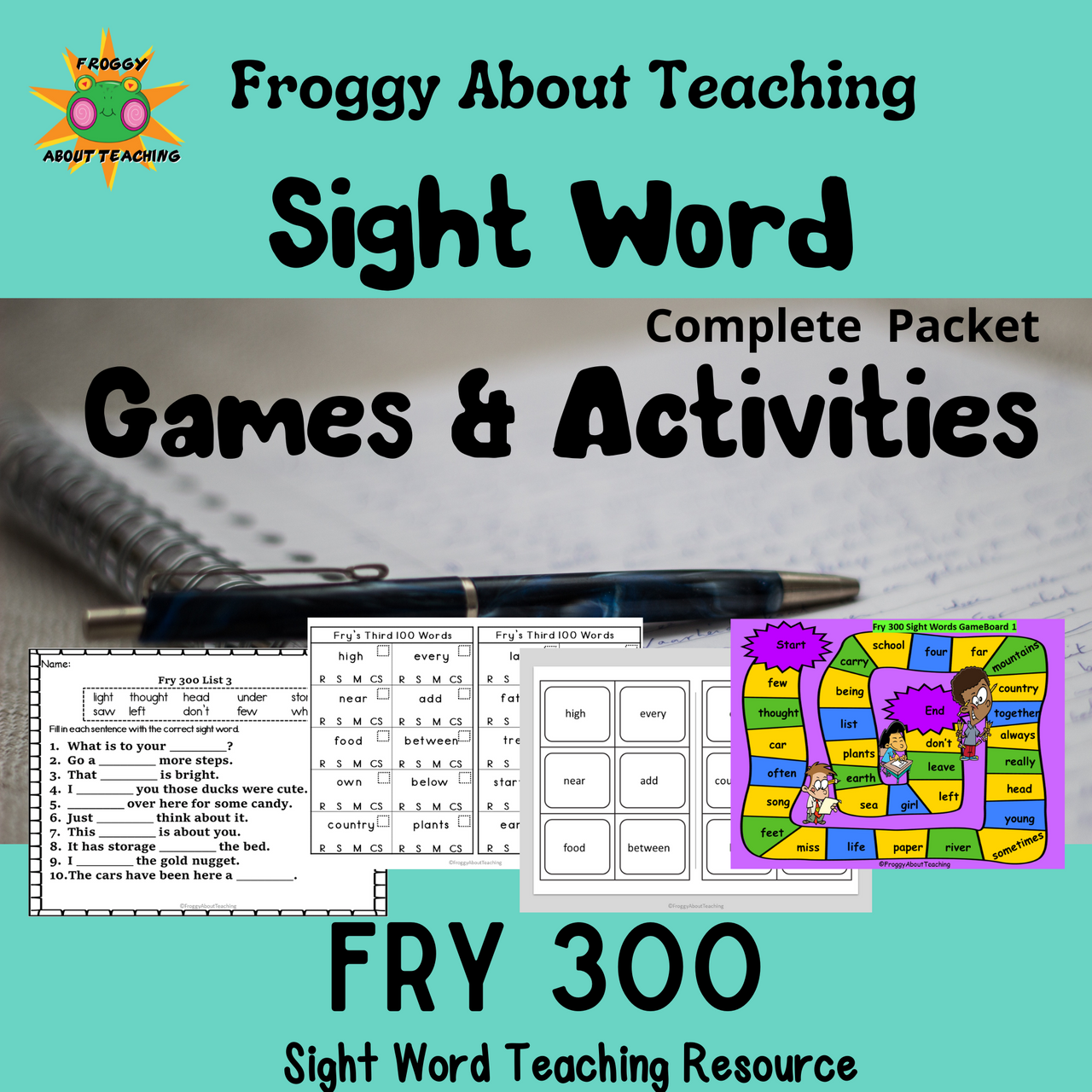 Fry Sight Word Activities Practice