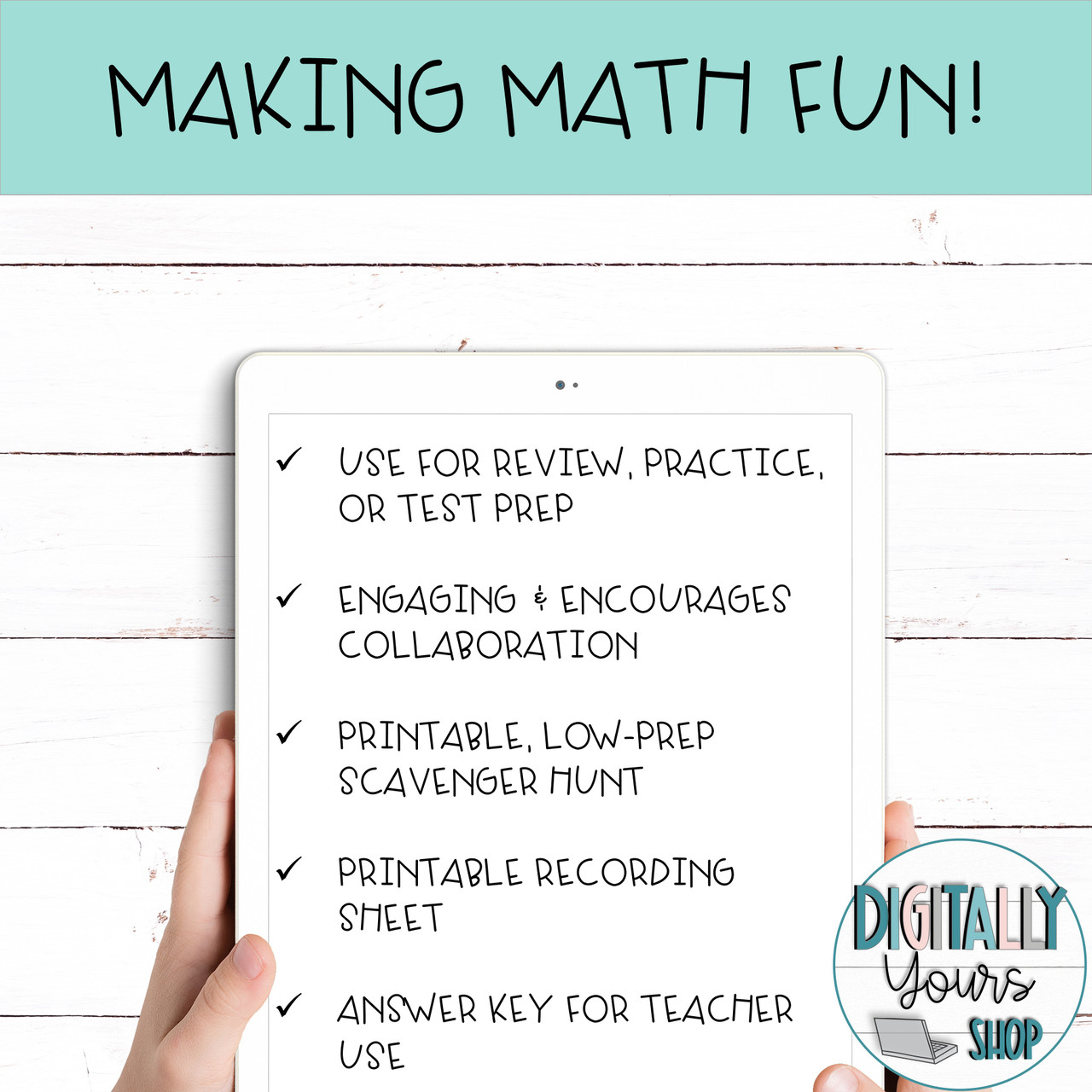 Discount, Tax & Final Price Scavenger Hunt