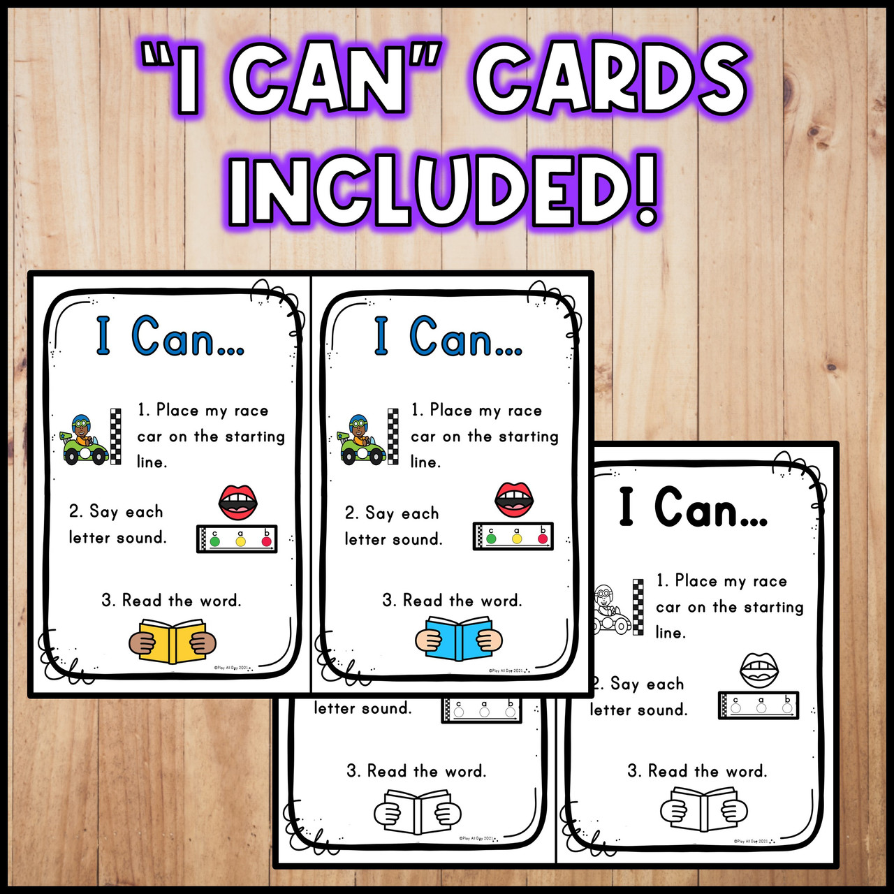 CVC Blending Strips Short E Words | Science of Reading Phonemic ...