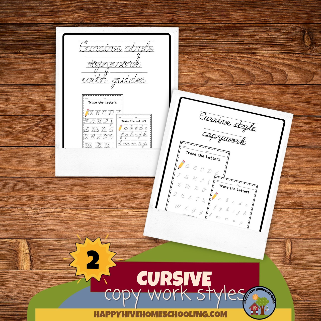 January Copywork Printables - Cursive - Amped Up Learning