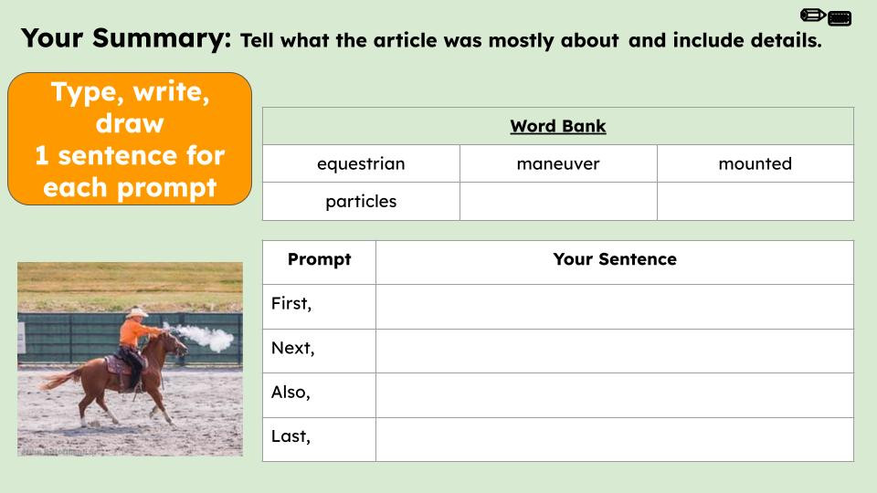 Climate Change Informational Text Reading Passage and Activities