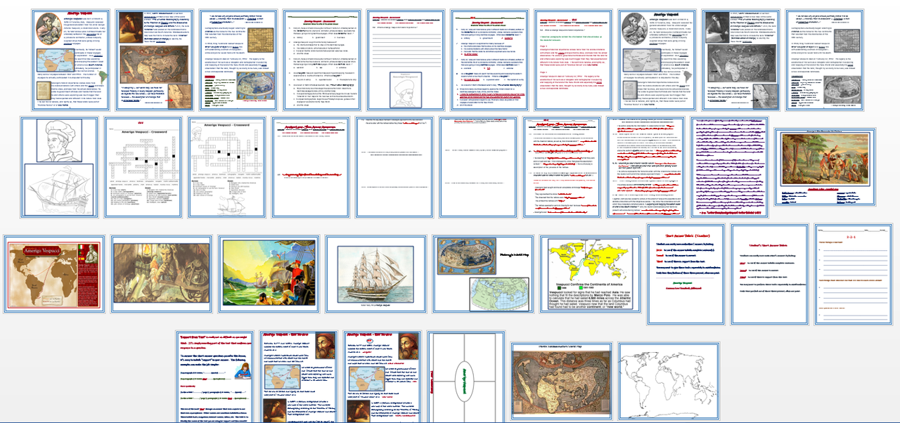 Amerigo Vespucci + Assessments - Amped Up Learning