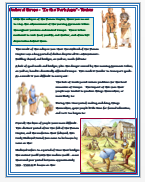 Medieval Europe "In the Dark Ages" + Assessment - Amped Up Learning