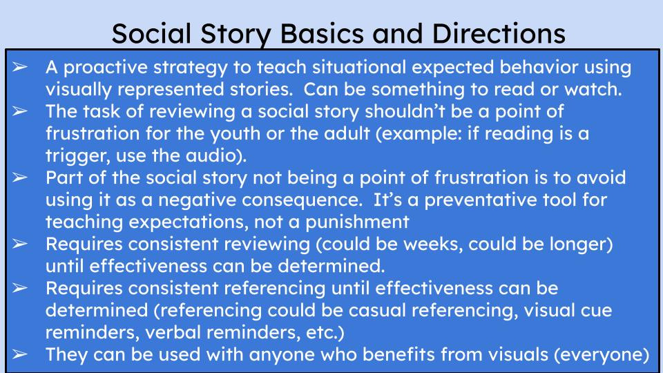 Social Story Share the Words