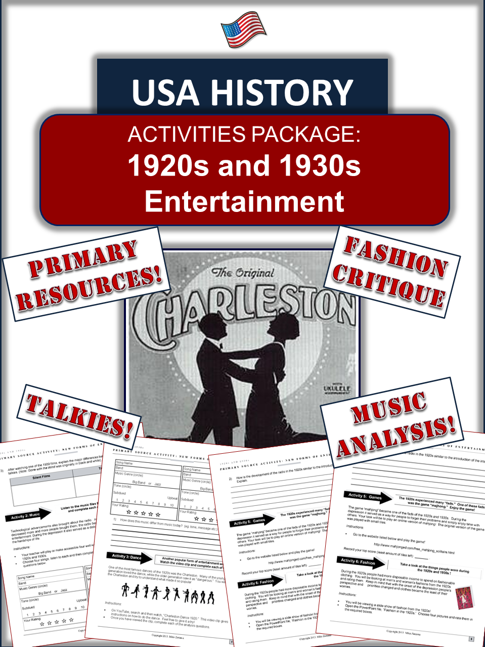 America in the 1920s and 1930s - "A Time of Great Change" - 70+ Pages ...