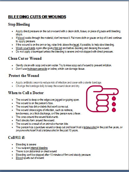 First Aid- Urgent Medical Issues and Emergencies - Amped Up Learning