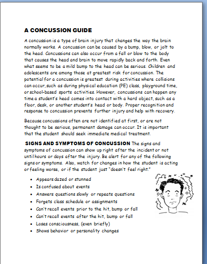 Concussion Guide for Teachers and Administrators - Amped Up Learning