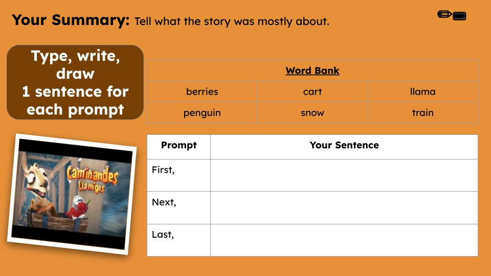 Writing Prompt and Activities: Joy and Heron Animated Short Film