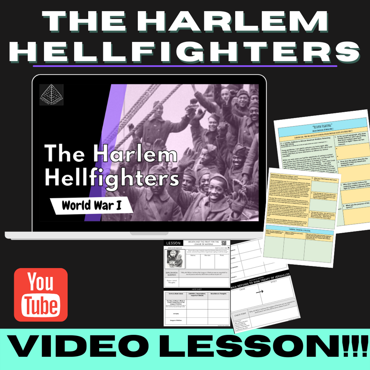 Harlem Hellfighters & African Americans in WWI | VIDEO & ACTIVITY
