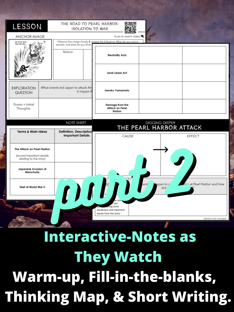 The Road to Pearl Harbor | VIDEO & Timeline Activity