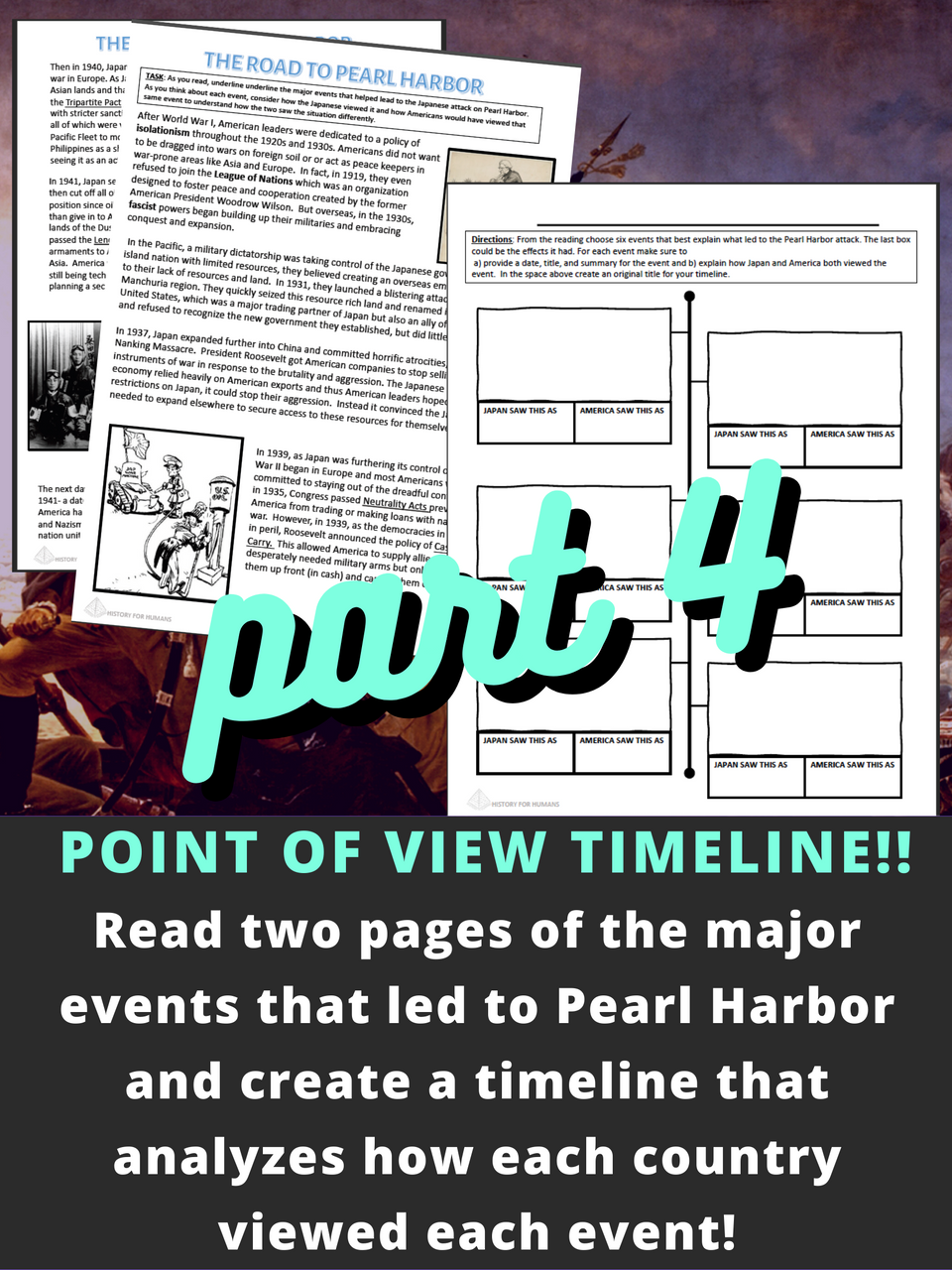 The Road to Pearl Harbor | VIDEO & Timeline Activity