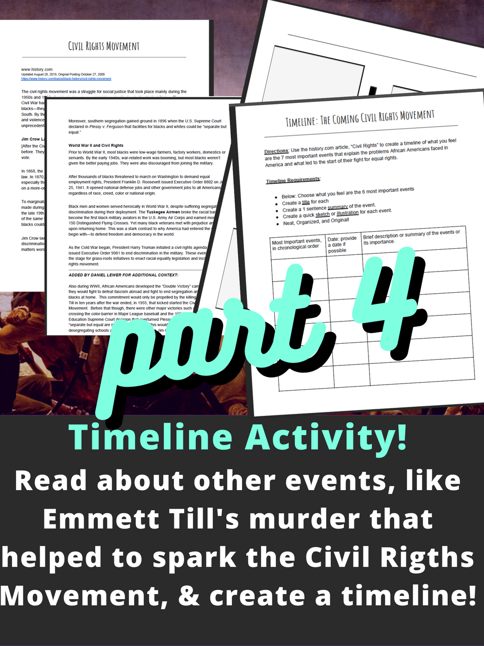 Emmett Till, Jim Crow, and The Civil Rights Movement | VIDEO & LESSON!