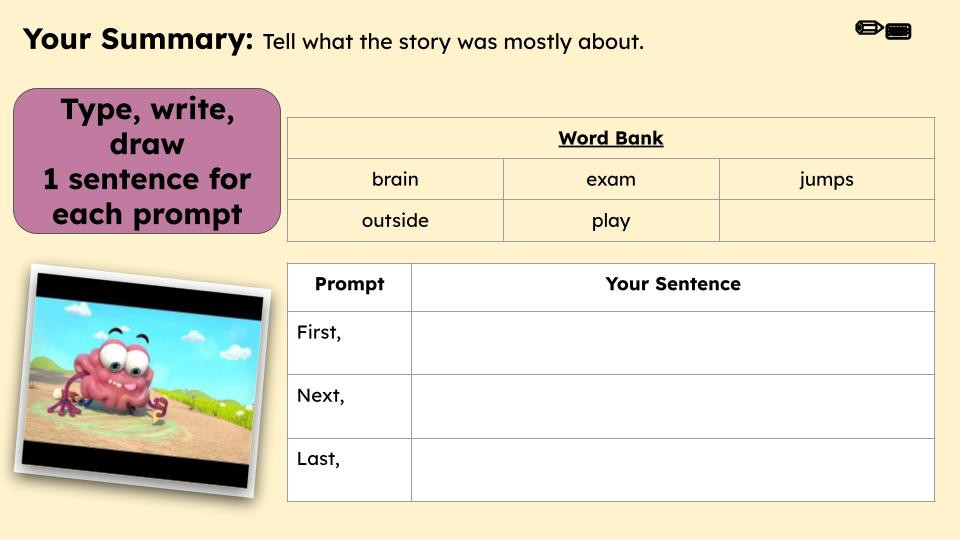 Writing Prompt and Activities: Joy and Heron Animated Short Film