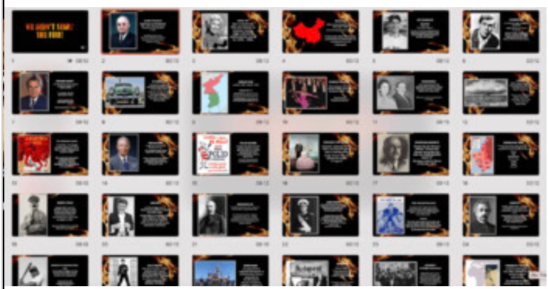 AMERICAN HISTORY: WE DIDN'T START THE FIRE: STUDY OF 20TH CENTURY ...