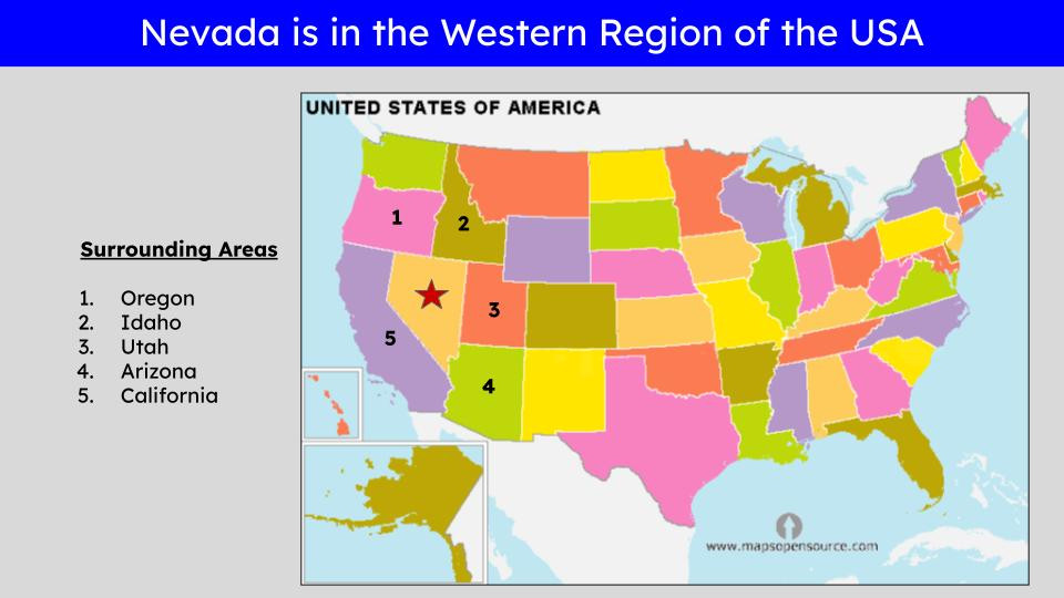 Nevada (50 States and Capitals) Informational Text and Activities