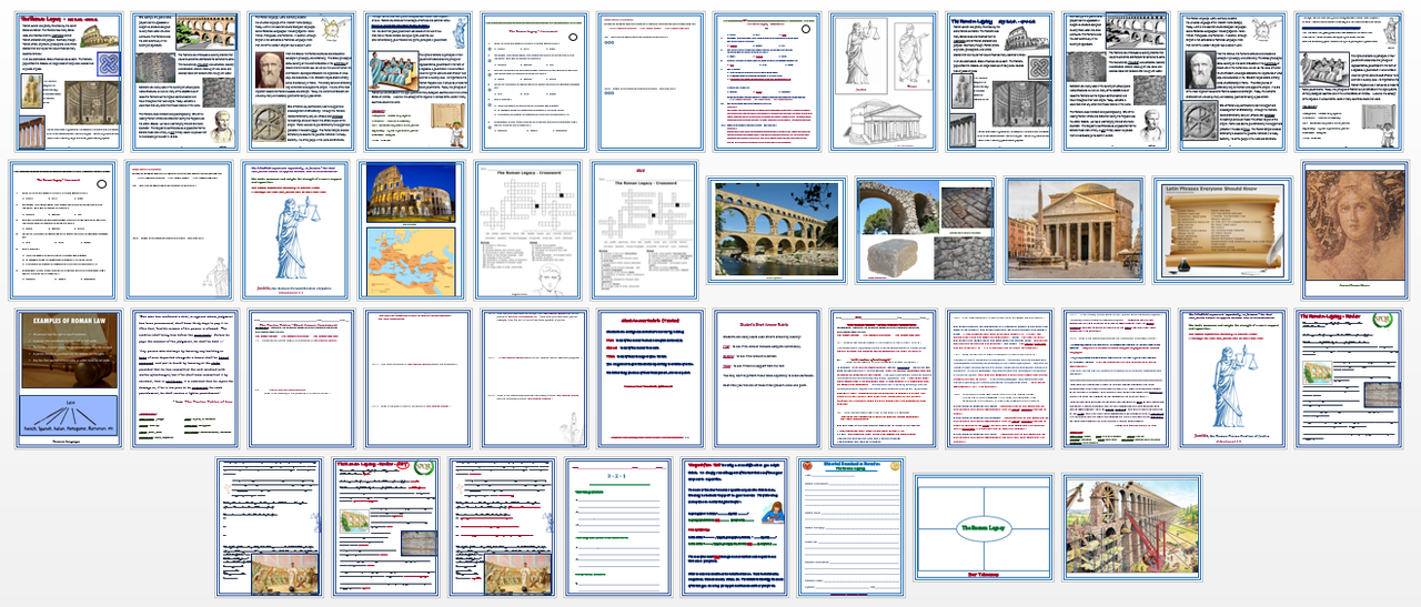 The Roman Legacy + Assessments - Amped Up Learning