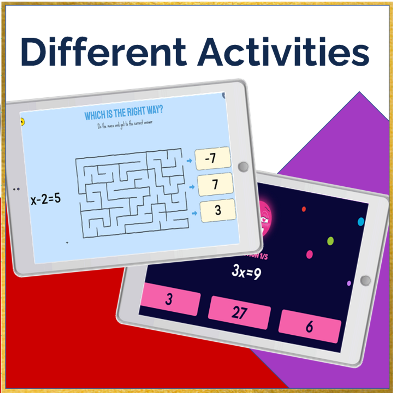 Winter Digital Escape Room One Step Equations The Disappeared Snowman