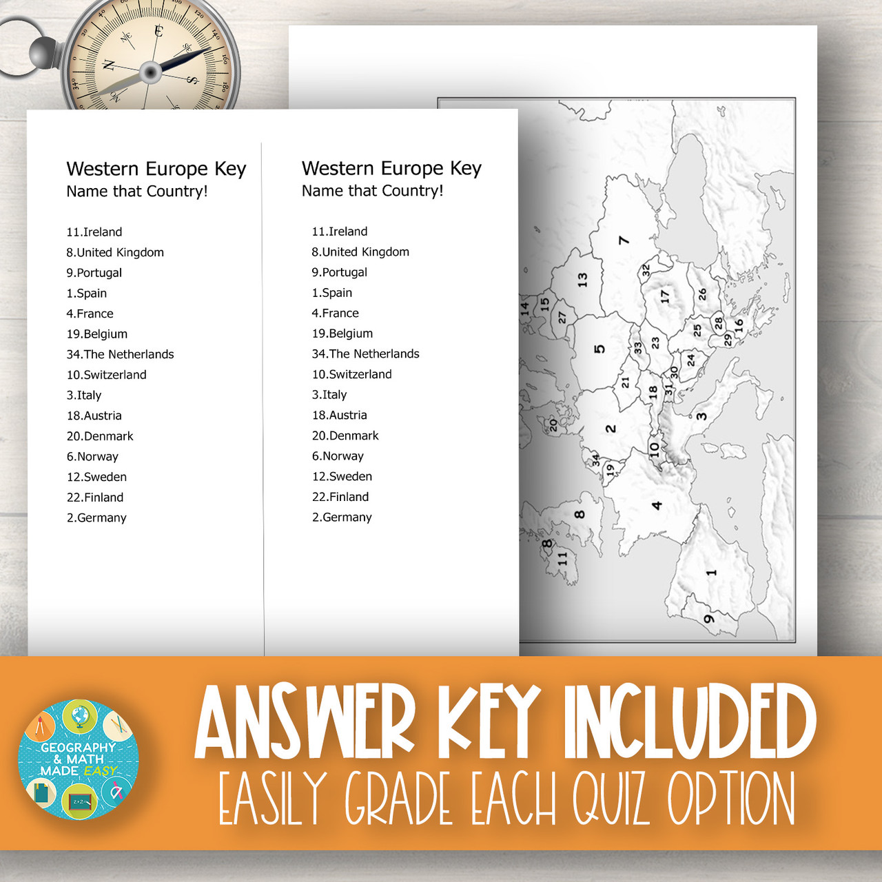 Geography & European History: Map Quizzes