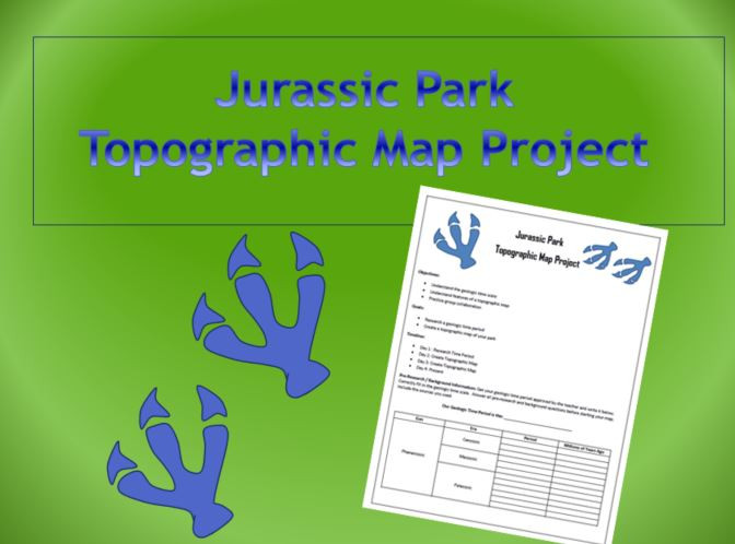 Jurassic Park - A Project on Topographic Maps and Historical Geology ...