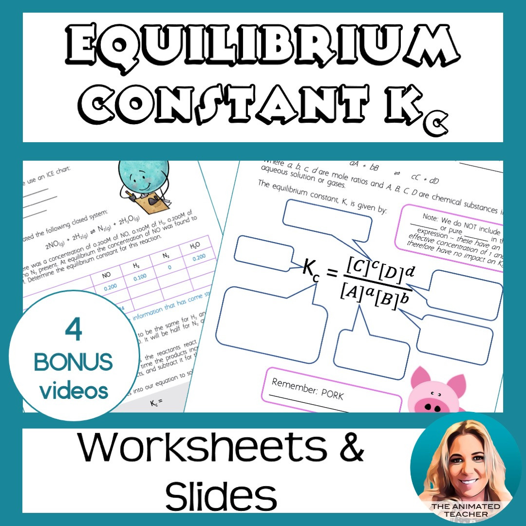 Equilibrium Constant Worksheet Solved Equilibrium Worksheet 1. Write