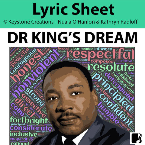 'DR. KING'S DREAM' (Grades K-7) ~ Curriculum Poem l Martin Luther King Day